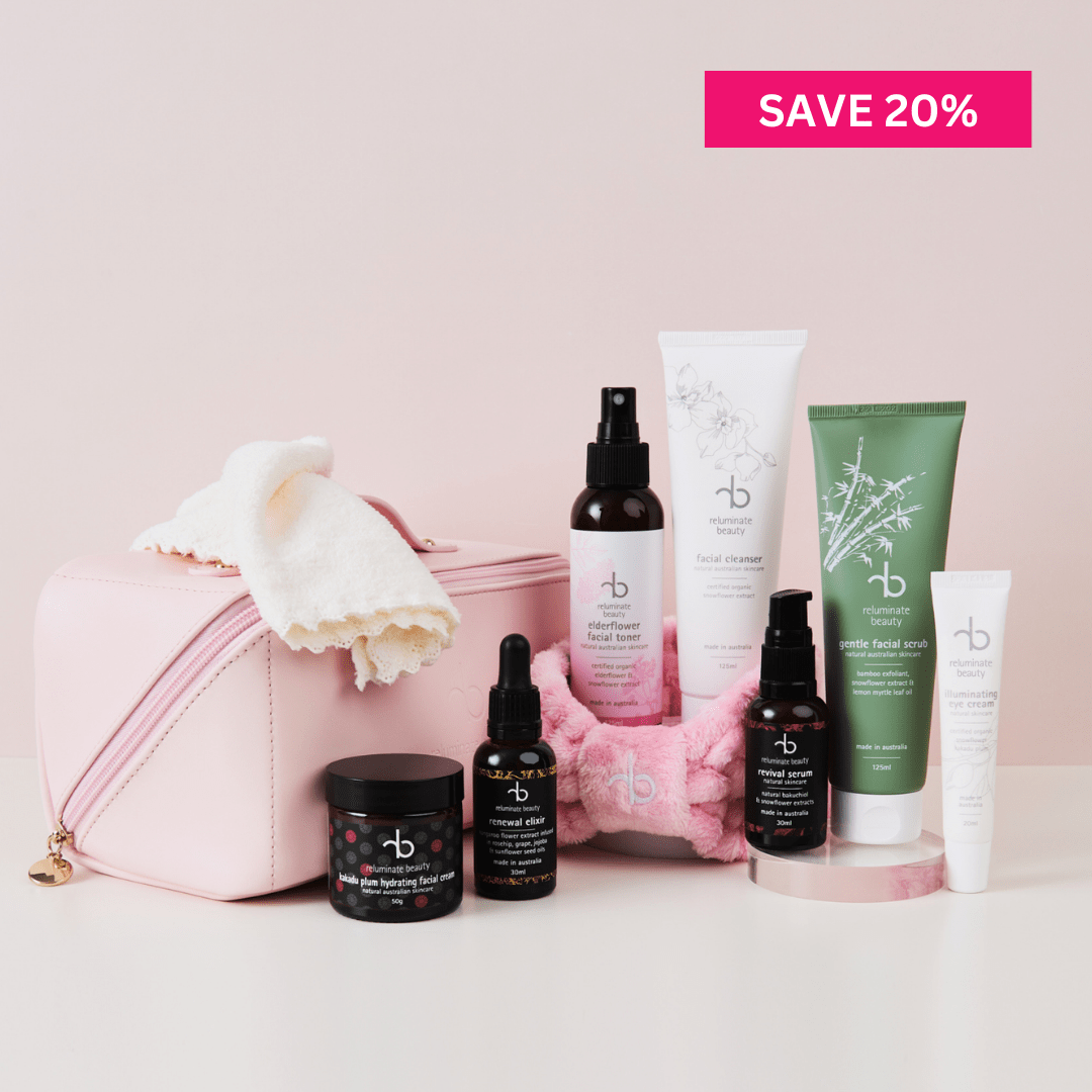 Radiant Beauty Travel Set - Natural Skincare Essentials – reluminate beauty