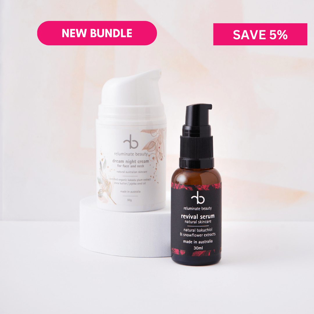 Dreamy Glow Duo -Night Cream & Revival Serum for Radiance – reluminate ...