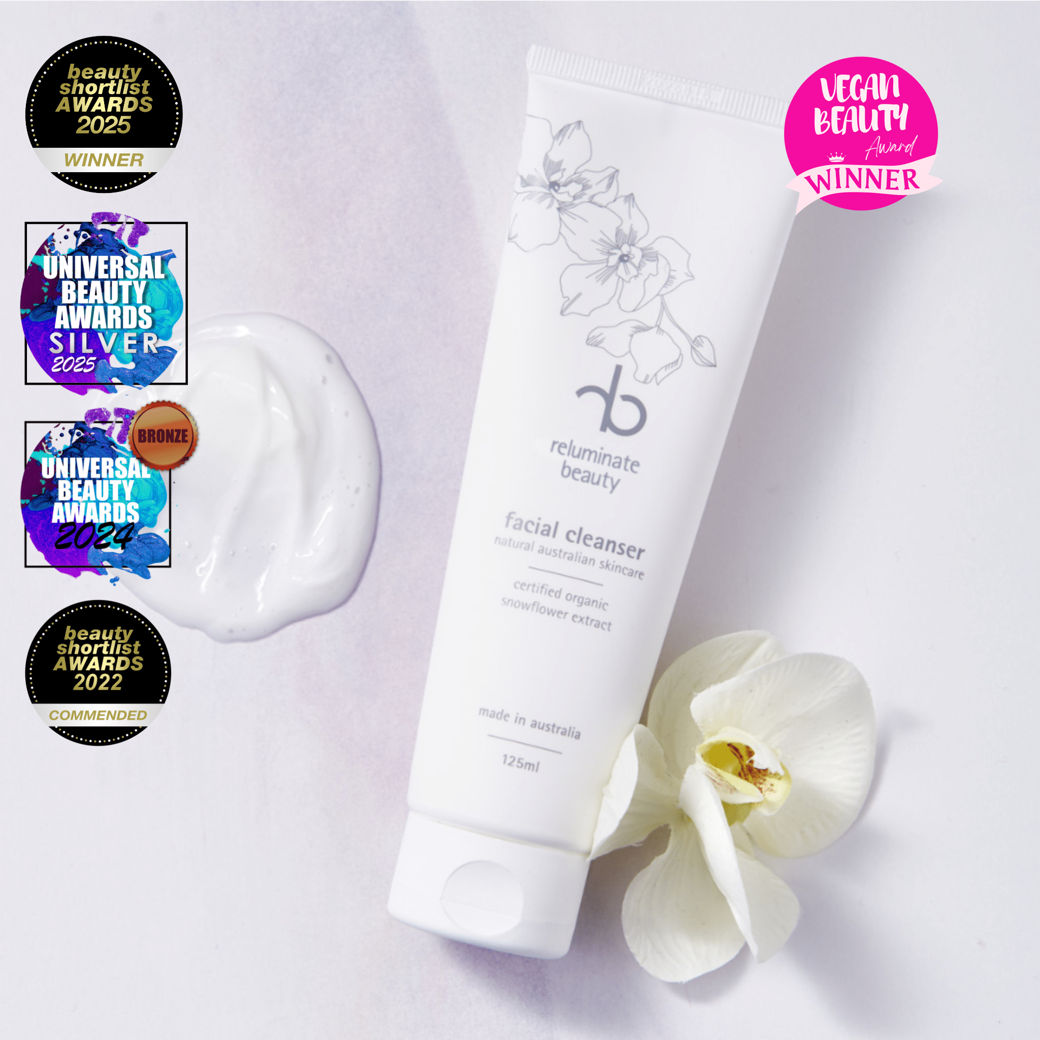 Snowflower Facial Cream Cleanser -Nourish & Glow Naturally – reluminate ...